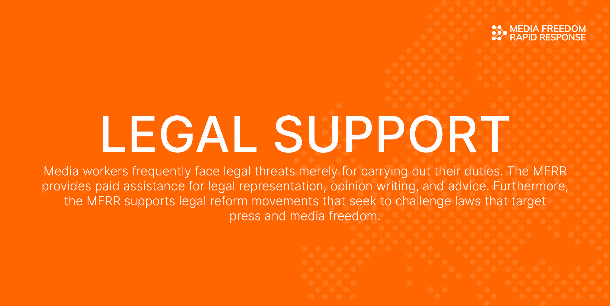 Legal Support - MFRR
